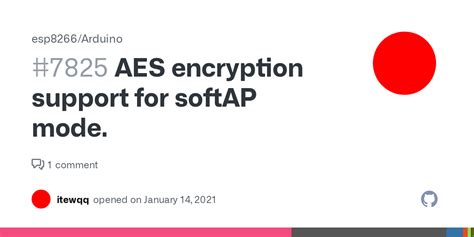 Aes Encryption Support For Softap Mode · Issue 7825 · Esp8266arduino