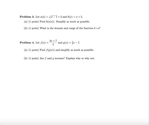solved problem 3 let a x x−1 2 and b x x 5 a 1 point