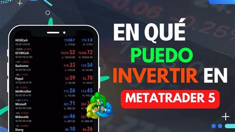 En Qué Puedo Invertir En Metatrader 5 Trading En Mt5 Youtube