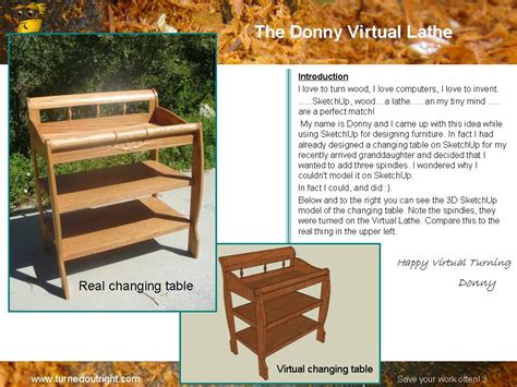 Woodturning With Sketchup Turned Out Right Woodturning