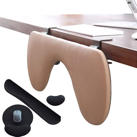 Aizyr Leather Ergonomic Keyboard Wrist Rest Desk Extender