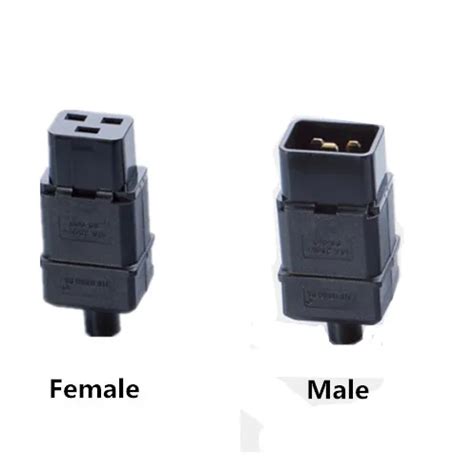 PDU UPS Socket Standard IEC C C A V AC Electrical Power Cable Cord Connector