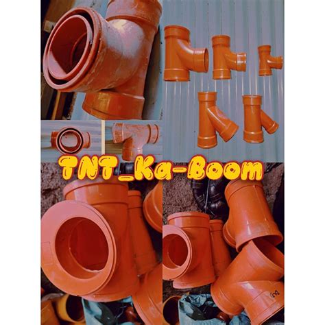 Neltex Pvc Orange Tee And Wye Size 2 To 4x3 Shopee Philippines