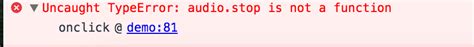 Javascript Stop Audio From Button Click Stack Overflow