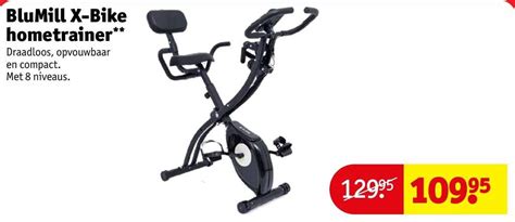 Blumill X Bike Hometrainer Aanbieding Bij Kruidvat