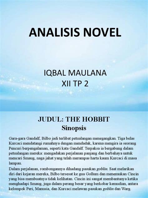 Analisis Novel Iqbal M Pdf