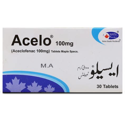 Acelo 100mg Tablet 10 S Uses Benefits Side Effects