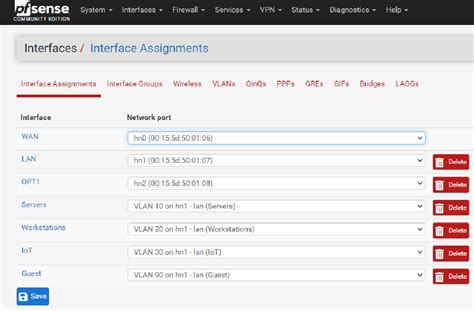 Hyper V VLAN Trunking For Pfsense