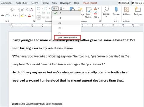 How To Adjust Line Spacing For PowerPoint Slides MyExcelOnline