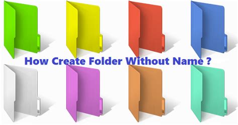 Create A Blank Name Or Invincible Folder On Pc Aditya4u