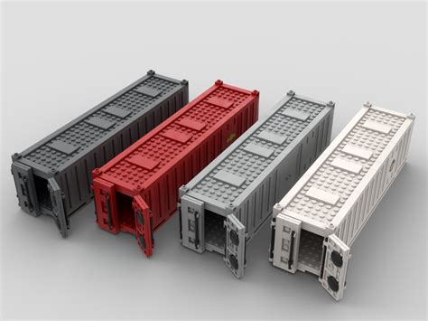 Lego Moc Shipping Container By Owstin Rebrickable Build With Lego