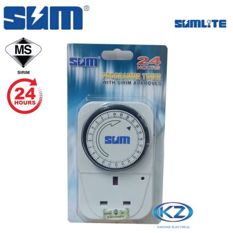 [sirim] Sum 24 Hours Programmable 13a Plug In Timer Shopee Malaysia