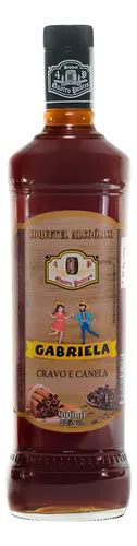 Cachaça Gabriela Cravo E Canela Doce Artesanal Fam 4 Pontes Mercadolivre