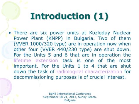 Ppt Reactor Dosimetry In Npp Lifetime Management And Decommissioning Tasks Powerpoint