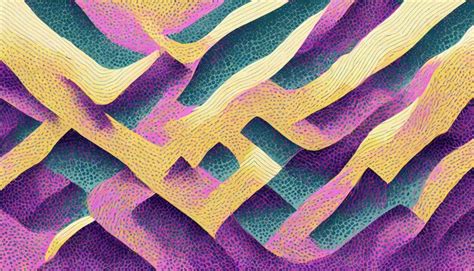 Perlin Noise Geometric Pattern Premium Ai Generated Image