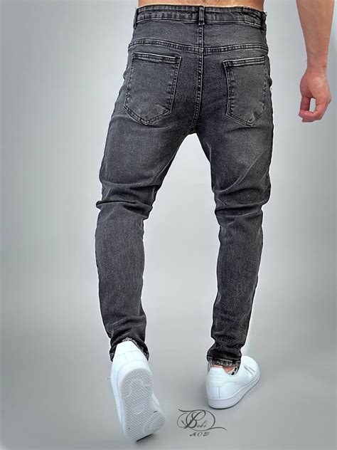 خرید و قیمت شلوار اسکینی زاپ دار زغالی Zara کد 54631 بابی مد Babimod