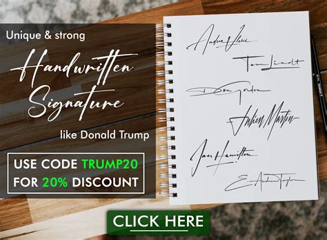 Donald Trump Signature What Does It Say About Him Artlogo
