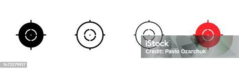 시력 설정 아이콘입니다 목표 계획 데이터 분석 목표 커서 대상 학자 타겟팅 달성 대상 고객 달성 사업 개념입니다 라인 검은 색과