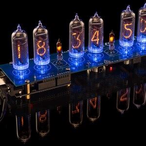 Nixie Tubes Clock IN Arduino Shield Arduino GPS Temp Sensor Remote For Babefriend