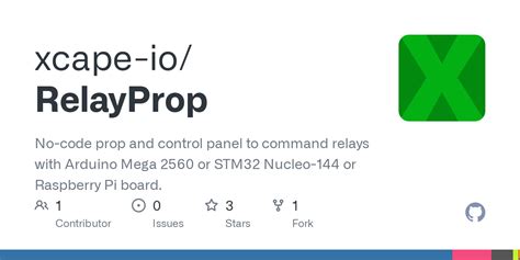 Github Xcape Iorelayprop No Code Prop And Control Panel To Command Relays With Arduino Mega