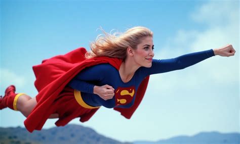 Supergirl Helen Slater Flying By Shf500 On Deviantart