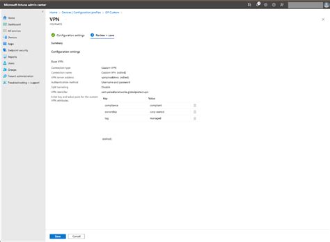 Screenshot Of Vpn Config