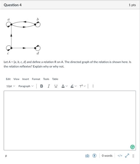 Solved Let A A B C D And Define A Relation R On A The Chegg Com