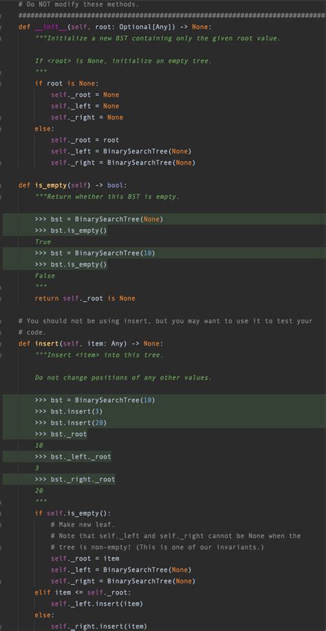Solved Il Weve Defined A Bst Method For You To Implement