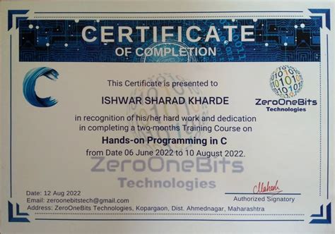 Ishwar K On Linkedin Cprogramming Certification Programmingskills