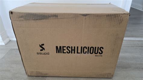 Ssupd Meshlicious Mini Itx Sff White Case One Glass Side Panel Pcie 3 0 Riser Spw Industrial