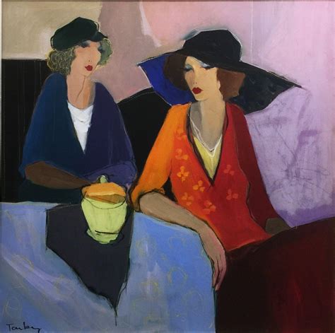 Itzchak Tarkay Contemplation At 1stDibs