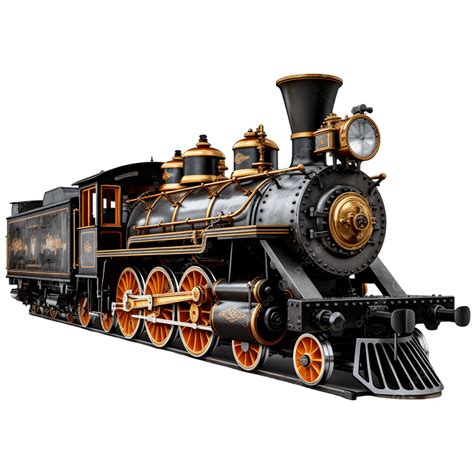 Steam Locomotive Train Vintage Style Steam Locomotive Vintage Train