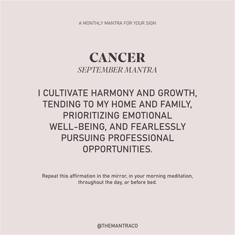 September Mantras For Your Zodiac Sign The Mantra Collective