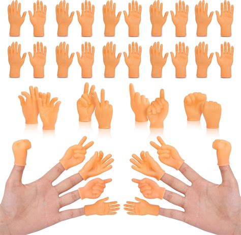 30 Marionetas De Dedo De Manos Pequeñas Manos Pequeñas Pequeñas Manos