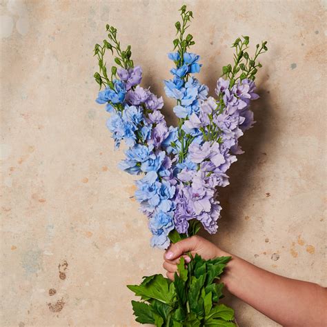 Artificial Delphinium Real Touch Flower Stem