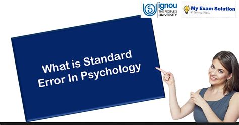 What Is Standard Error In Psychology My Exam Solution