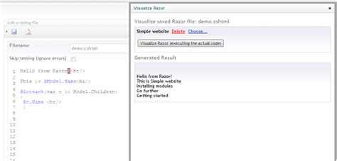 better structure for your umbraco razor scripts with renderpage and global helpers coding in