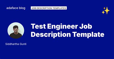 Test Engineer Job Description Template Adaface
