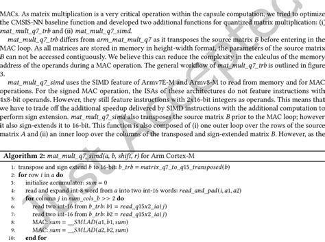 Matrix Multiplication In Arm Cortex M Mcus Using Mat Mult Q7 Trb