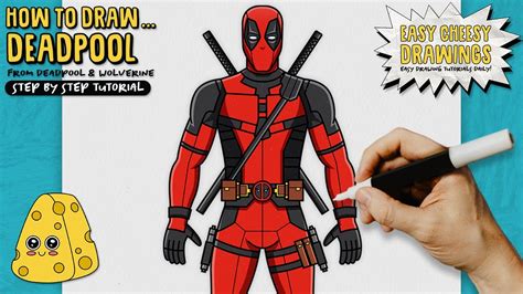 Easy Deadpool Drawing How To Draw Deadpool Chibi Superheroes