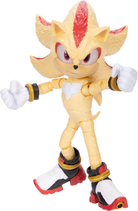Sonic The Hedgehog Sonic 3 Movie Super Shadow Action Figure By Jakks
