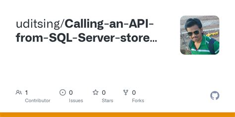 Github Uditsing Calling An Api From Sql Server Stored Procedure
