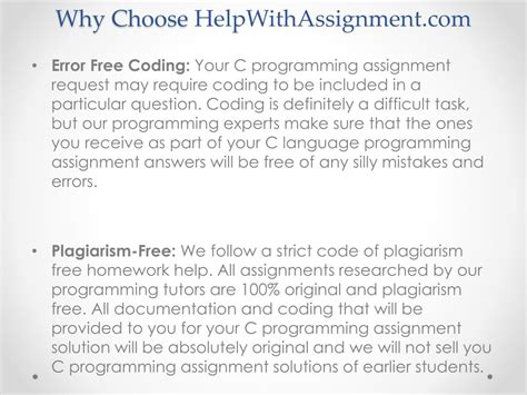 Ppt Take C Programming Assignment Help To Master Your Programming