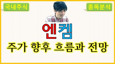 엔켐 주가의 향후 흐름과 전망 Youtube