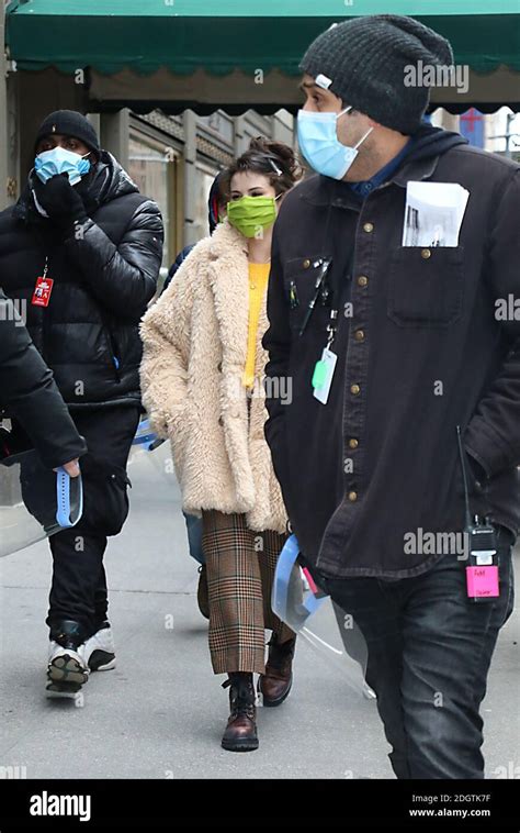 December 08 2020 Selena Gomez Shooting On Location For Only Murders In