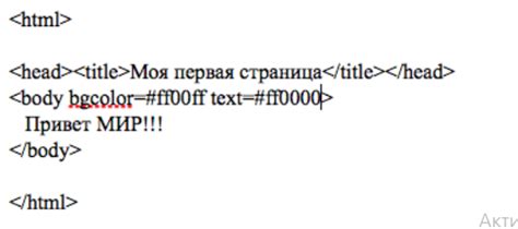 Html Document Structure
