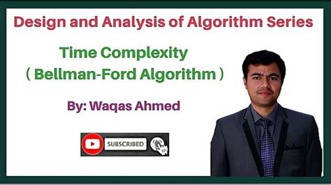 Time Complexity Of Bellman Ford Algorithm Youtube