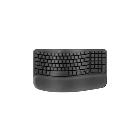 Logitech Wave Keys A Wireless Ergonomic Keyboard With A Cushioned Palm Rest For Natural Feel