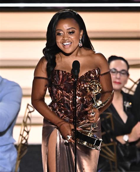 Quinta Brunson Accepts First Emmy For ‘abbott Elementary