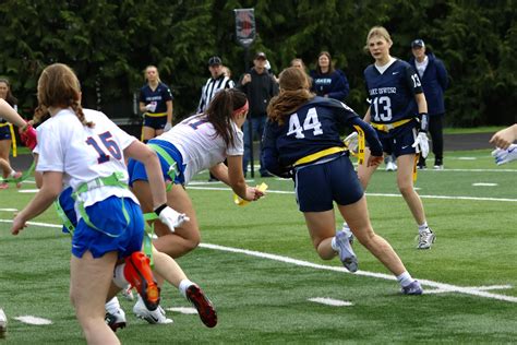 Photo Story Falcons Girls Flag Football Come Up Short In 20 6 Loss To